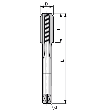 Gwintownik ręczny M16 DIN-352 HSS | Gwintowanie \ Gwintowniki ręczne metryczne \ Gwintowniki ...